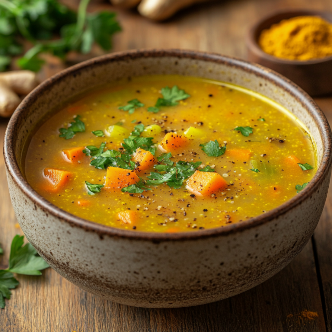 Anti-Inflammatory Golden Vegetable Soup