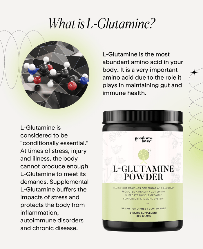 L-Glutamine Powder - The Gut Solutions Expert | Goodness Lover